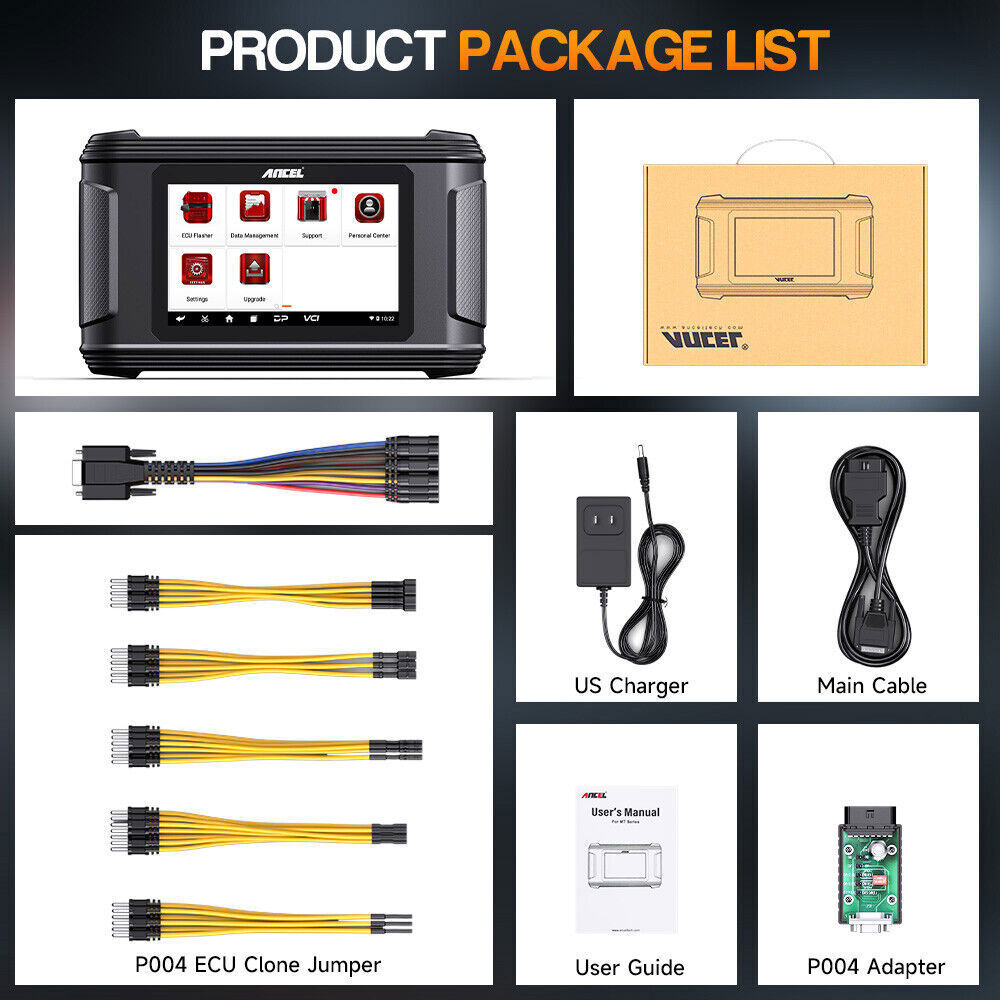 ANCEL EC500 ECM ECU Flashing Cloning Reset Initialization Read Write ...