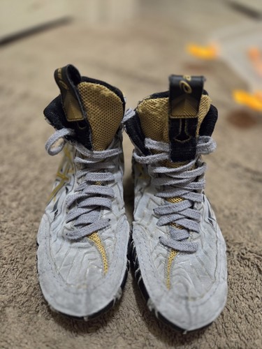 Asics Aggressor 3 Wrestling Shoes Limited Edition A.G Lilac Grey/Rich ...