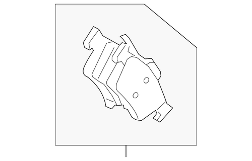Genuine Ford Disc Brake Pad Set Rear FU2Z-2V200-F | eBay