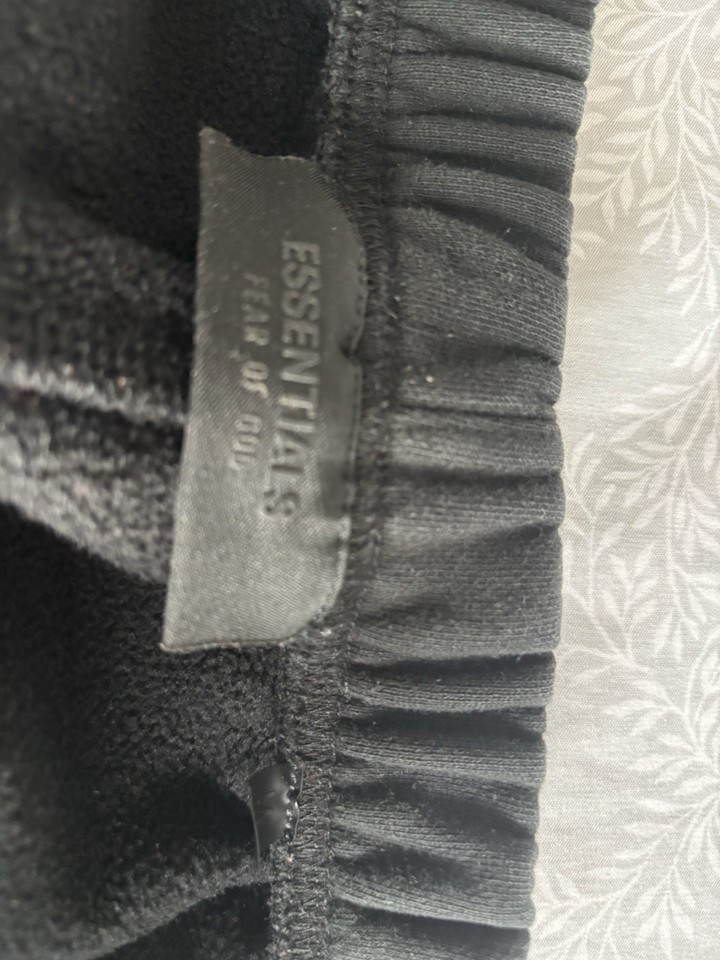 Men’s Essentials Sweat FOG Sweatpants In Black Color way | eBay