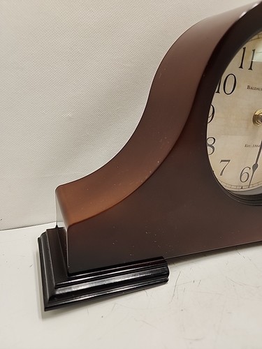 Baldauf Wood Mantel Clock 14" X 8" Quartz. Working. | eBay