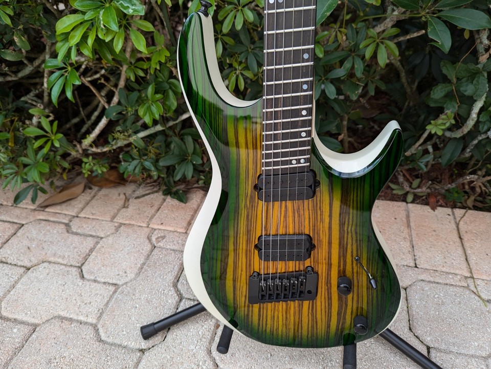 Kiesel A2 Aries 2 Zebrawood Multiscale Electric Guitar 2024 | eBay