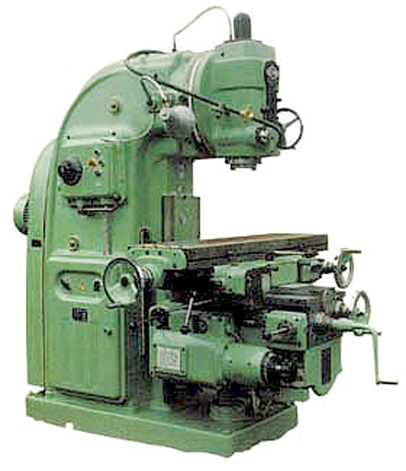 10 HP Universal Vertical C-Frame Mill 4V / NT50 Spindle CUTS HARD TOUGH ...