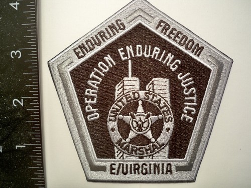 Federal Marshal USMS EDVA Patch Gray Var. Alexandria, VA Police ...