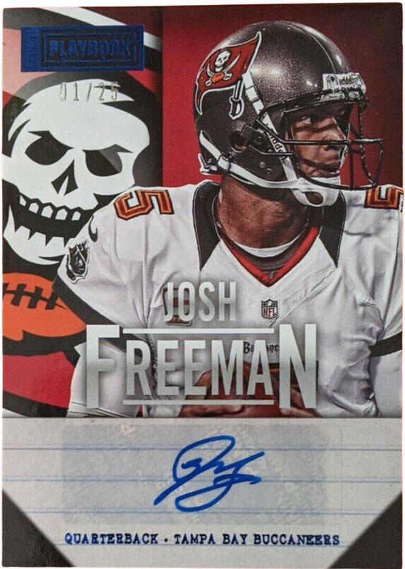 2013 Panini Playbook - Signatures Josh Freeman #23 Blue /25 (AU) for ...