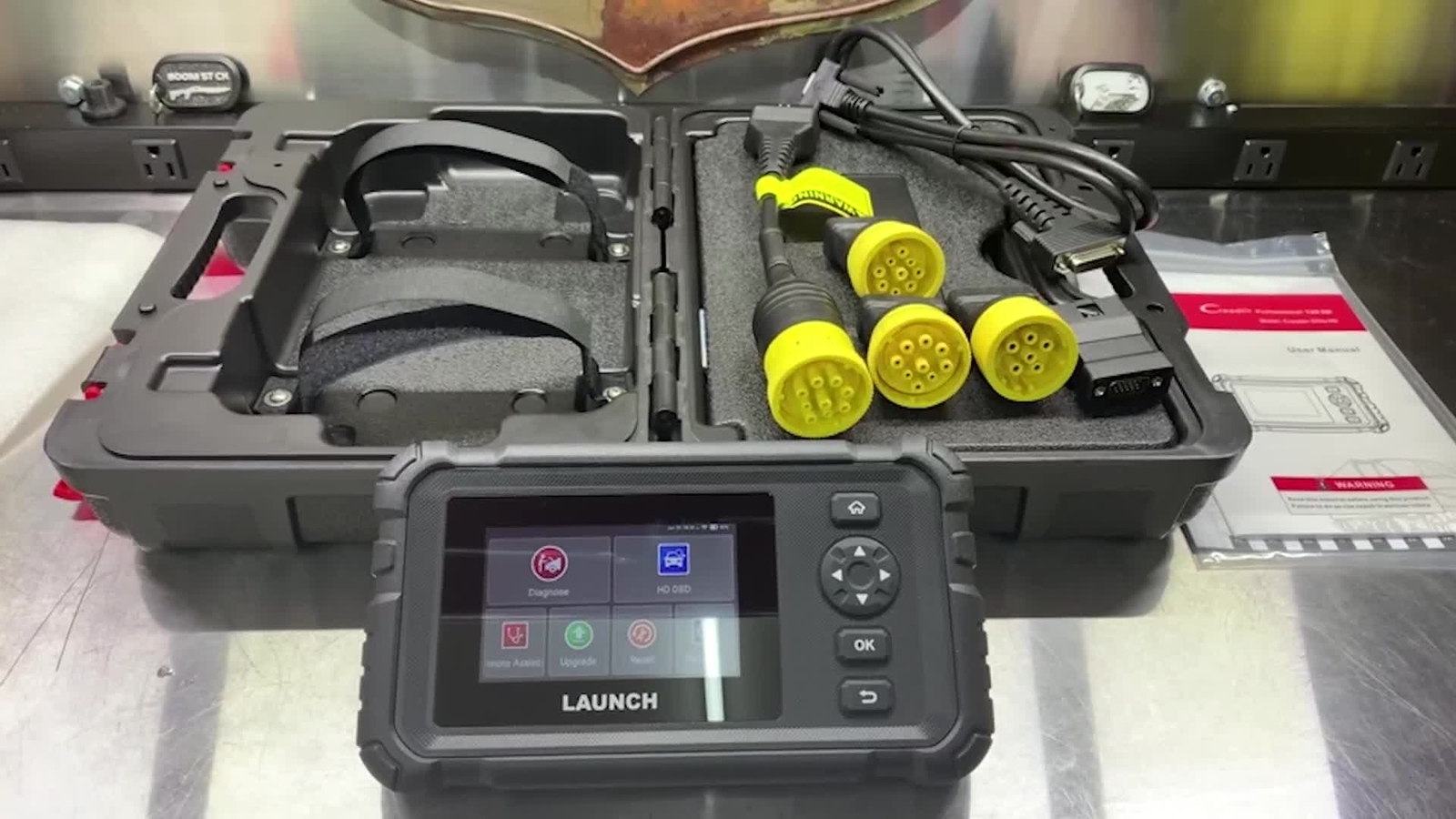 LAUNCH CRP129HD Heavy Duty Truck Diesel Scanner Diagnostic Scan Tool ...