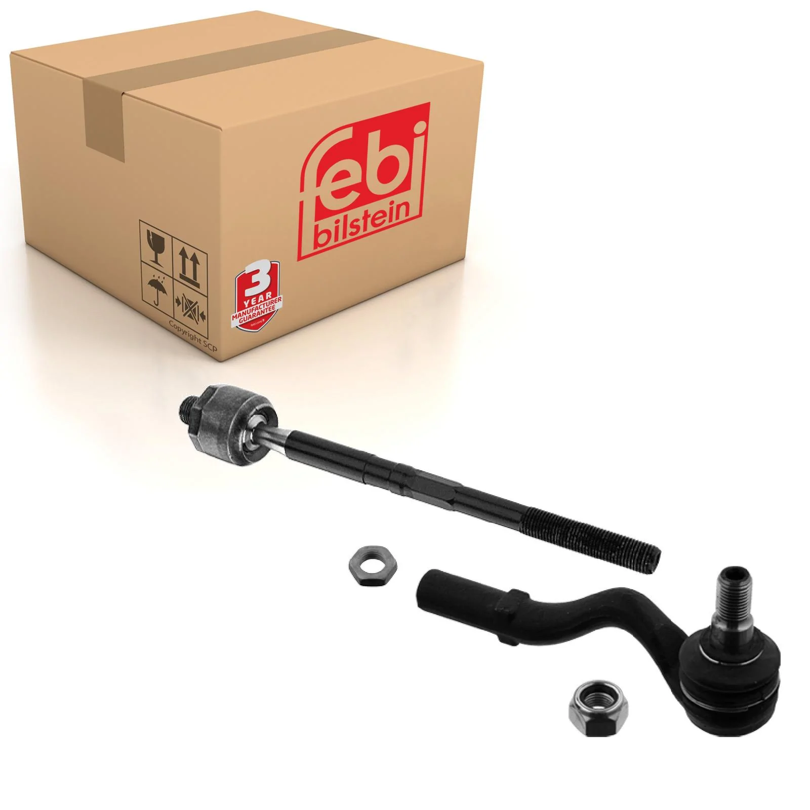 Front Right Tie Rod Inc Tie Rod End & Lock Nut Fits Mercedes Benz E-C ...