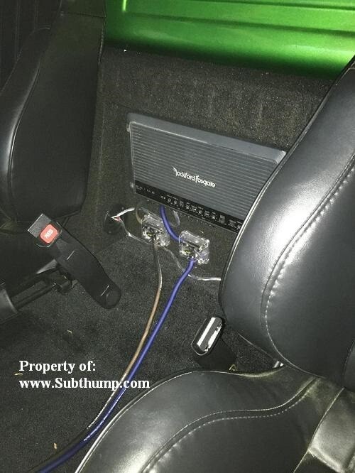73-87 Silverado/Sierra Regular Cab Dual 10 Sub Box With Amp Space by ...