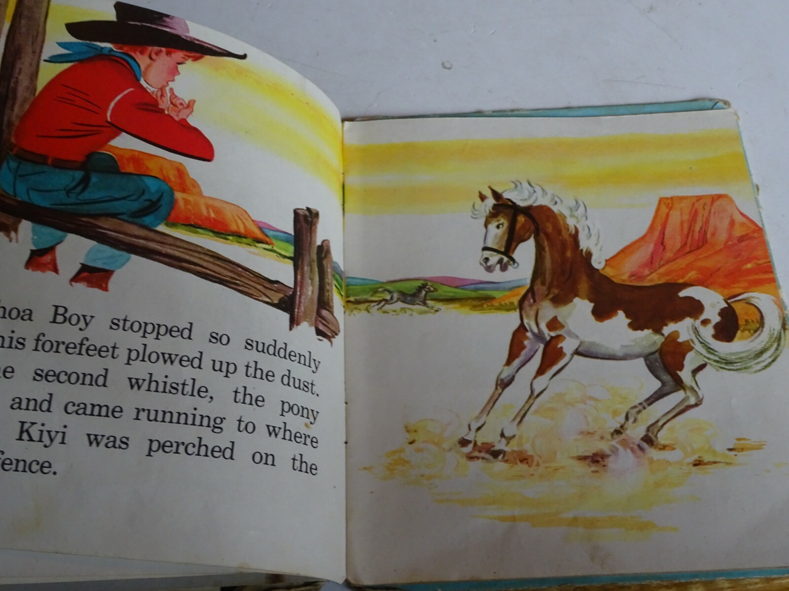 1955 Yippee Kiyi and Whoa Boy by Florella Rose Whitman Tell A Tale book ...