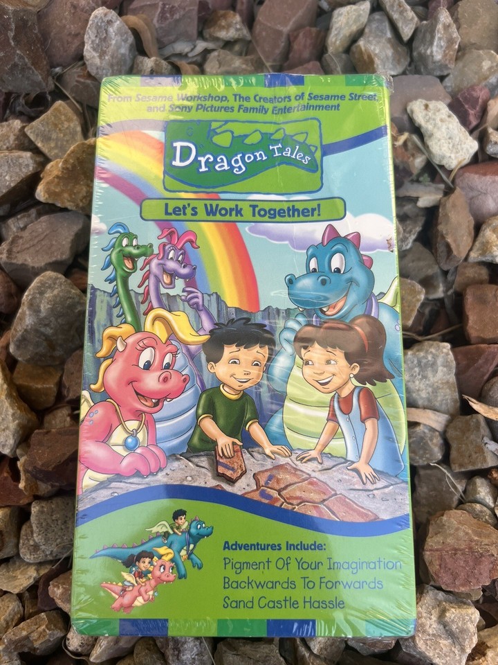 RARE NEW DRAGON TALES - LET'S WORK TOEGETHER Vhs Video Tape 2001 ...