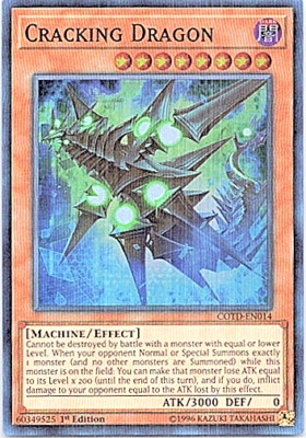 Cracking Dragon COTD-EN014 Yu-Gi-Oh! Lighy Play 1st Edition | eBay