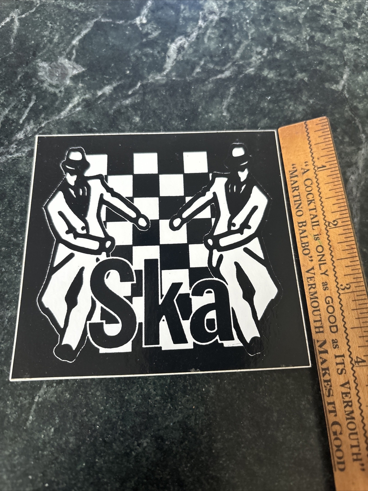 Two Tone Records vtg sticker Decal Label Promo Rare Vinyl 4” Logo Band ...