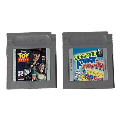 Nintendo Gameboy Lot Cartridge ONLY Toy Story Tetris Attack | eBay
