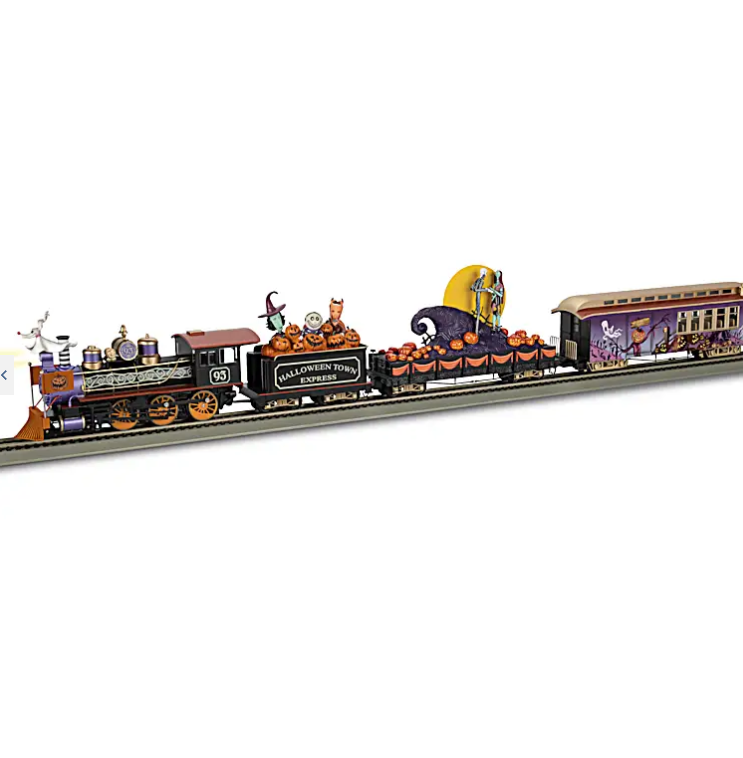 The Nightmare Before Christmas Illuminated Electric Train Set HO Scale ...