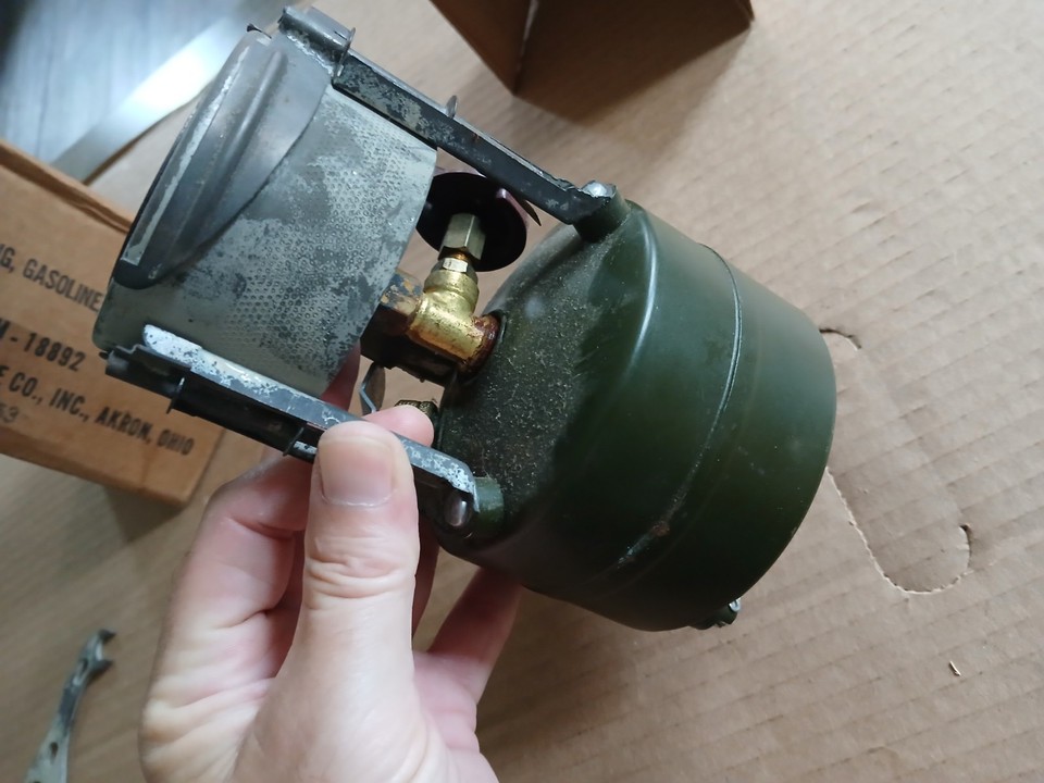 M1950 Cook Stove Gasoline 1 Burner Rogers Tool & Die Co w/ Box | eBay