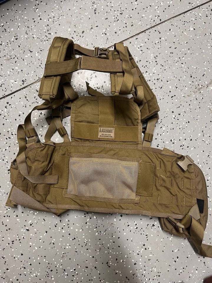 Blackhawk RRV Rhodesian Recon Vest Chest Rig Coyote Tan | eBay