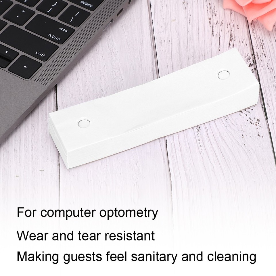 5pcs Optical Chin Rest Paper Slit Lamp Paper Sanitary Safety Optometry ...