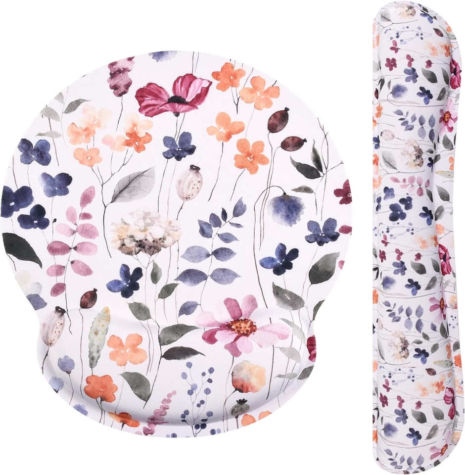 Cute Mouse Pad with Wrist Support Keyboard Wrist Rest Set,Ergonomic ...