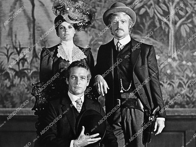 1915-025 Paul Newman Robert Redford Katharine Ross film Butch Cassidy ...