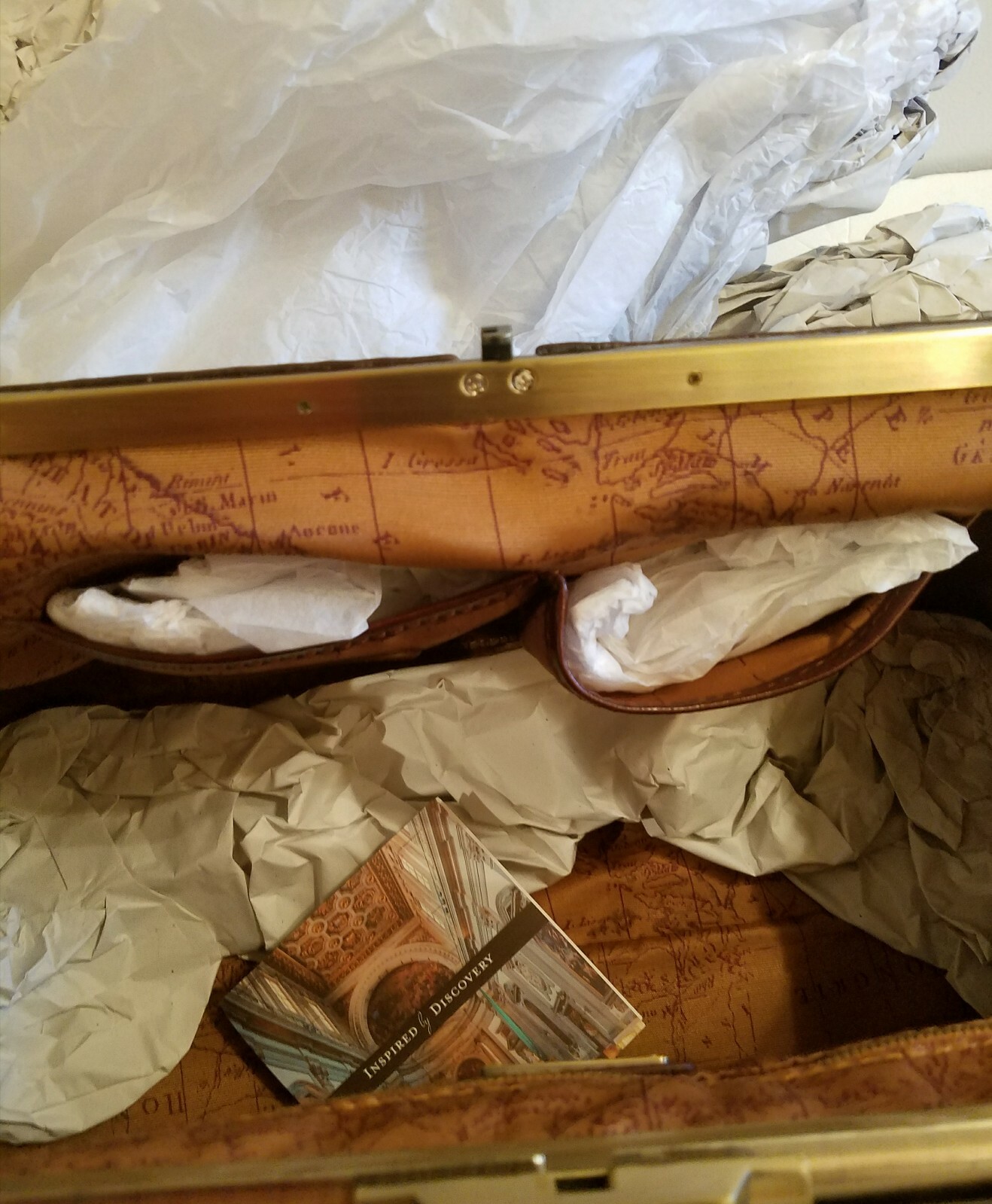 Patricia Nash Discovery Maura Leather Frame Satchel Dark tobacco Brown ...