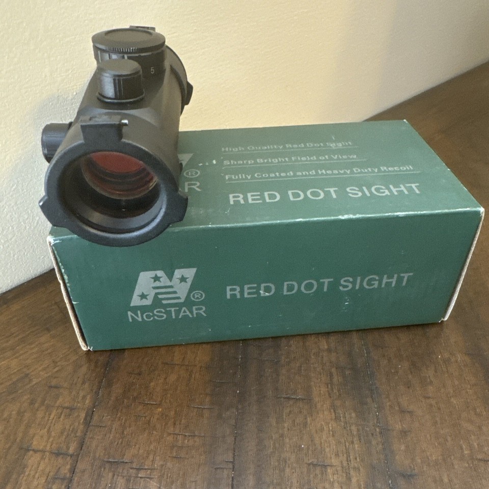 NcSTAR Compact Scope 1x30mm w/ Red Illuminated Hunting Sight Scope ...
