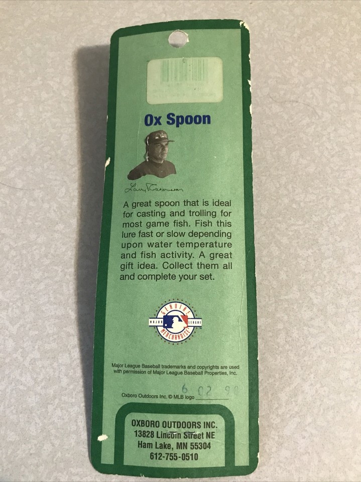 Vintage MLB Fishing Ox Spoon Lure Oxboro Outdoors: FLORIDA MARLINS | eBay