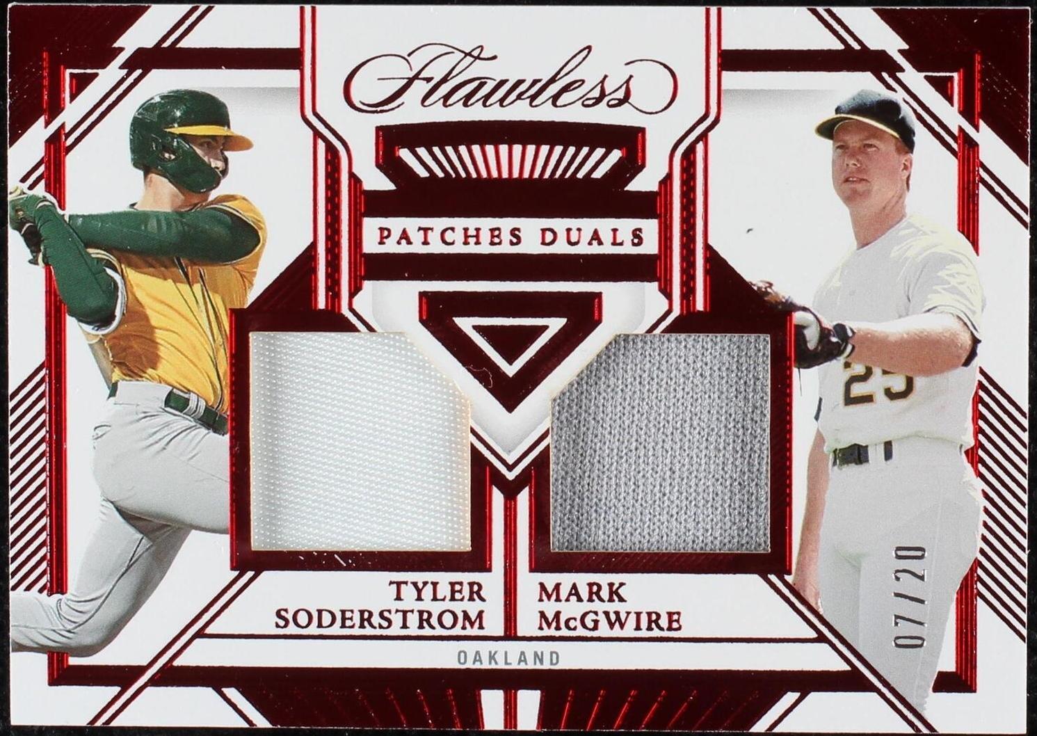 2023 Panini Flawless - Dual Patches Mark McGwire, Tyler Soderstrom #PD ...