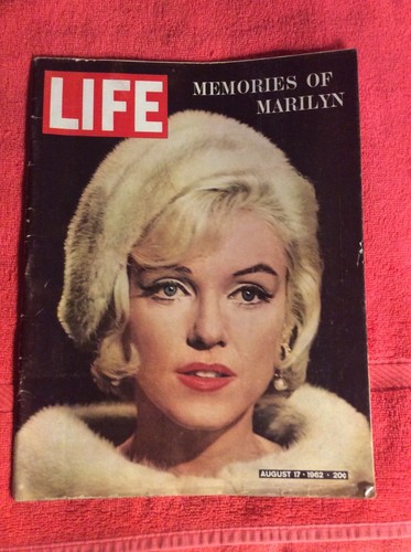 LIFE MAGAZINE AUGUST 17 1962 CLIPPING MARILYN MONROE FIRST ISSUE AFTER ...