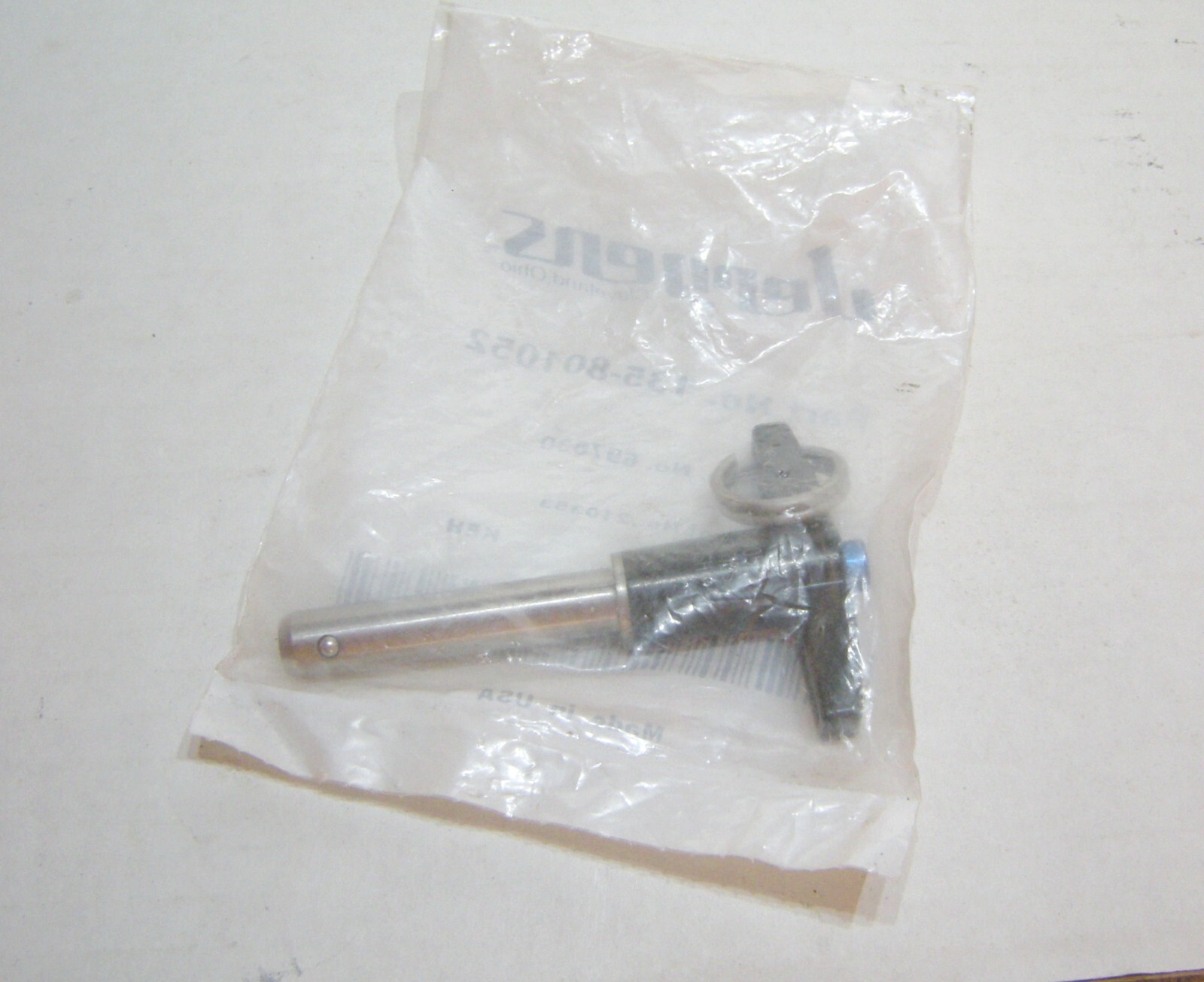 Jergens 135-801052 T-Handle Ball lock 3/8" x 1.75" SS NOS FREE SHIP ...