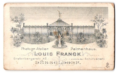 Photographie Louis Franck, Düsseldorf, vue Düsseldorf, atelier ...