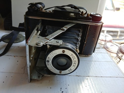 Foldex-20 Camera 86mm Octvar Pho-tak lens 1/50 bulb | eBay