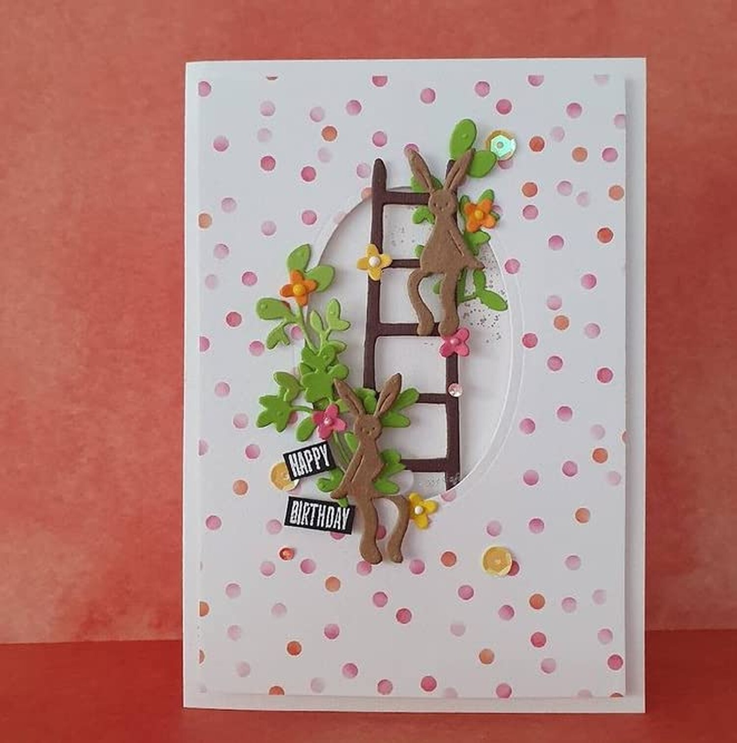 Bunny Metal Die Cuts, Sitting Bunny Cutting Dies Cut Stencils for DIY ...