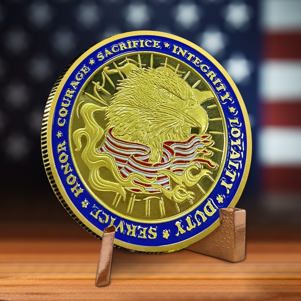 Veteran Coin Thank You for Your Service Military Gratitude Challenge ...