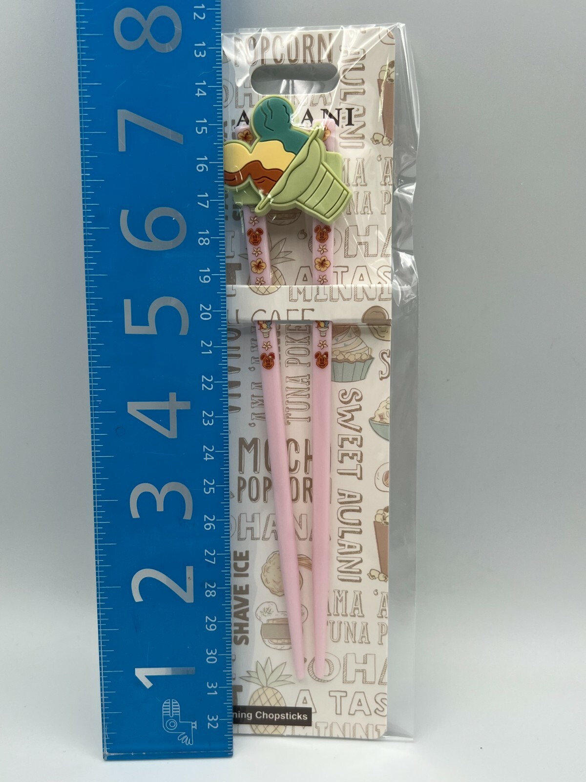 *New Disney Aulani Exclusive Mickey Mouse Shave Ice Training Chopsticks ...