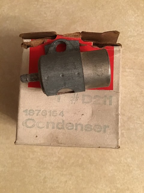 NOS GM 1975-80 Delco Corvette Hei Distributor Condenser 1876154 for ...