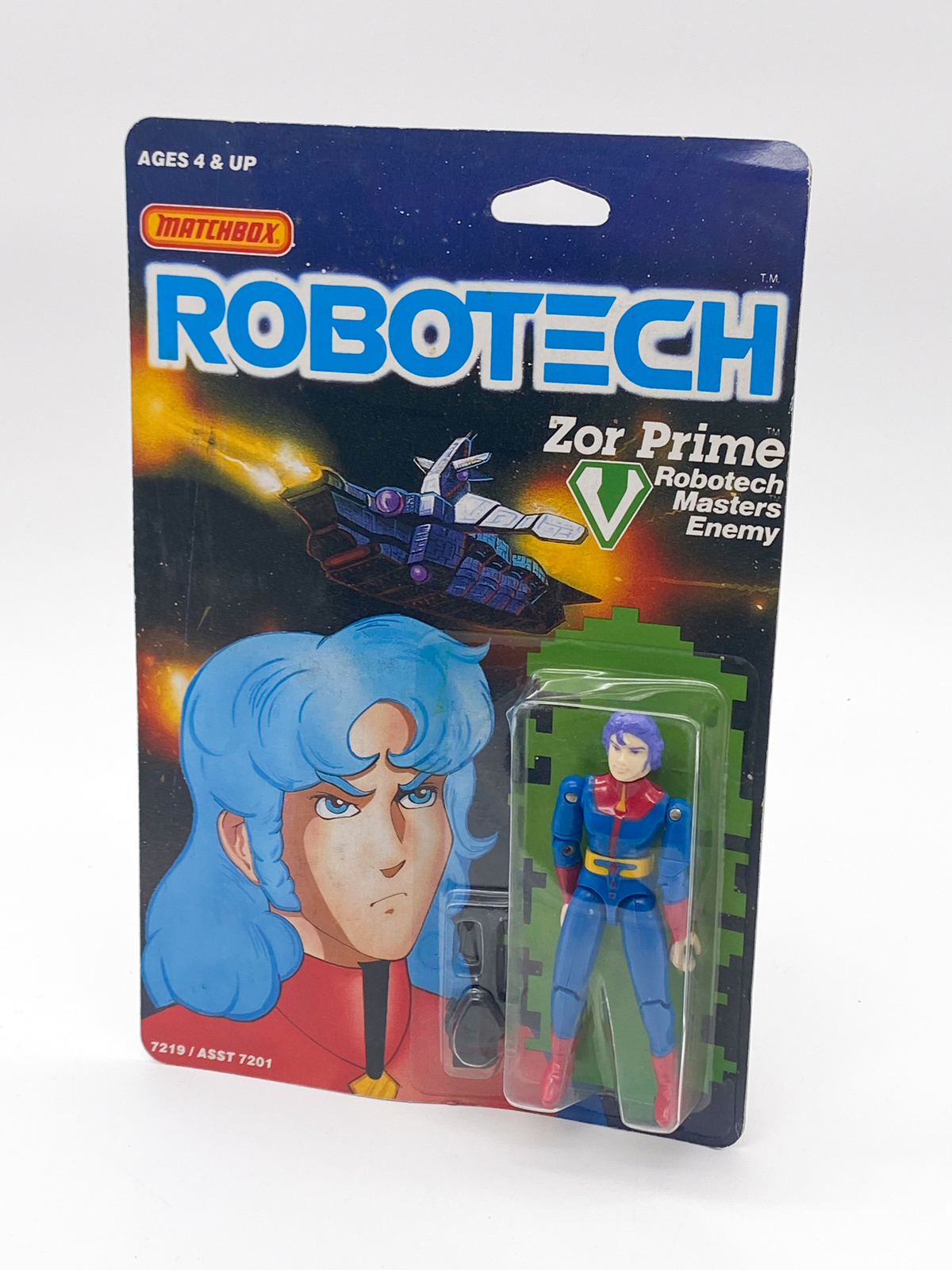 Zor Prime RoboTech Masters Enemy - Matchbox 1985 MOC Macross Mospeada ...