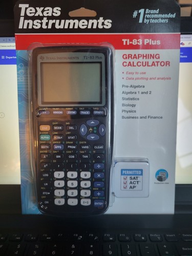 Texas Instruments TI-83 Plus Graphing Calculator - Black (83PL/TBL/1L1 ...