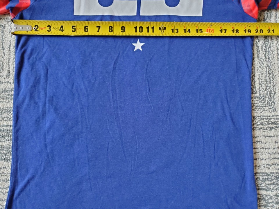 Nike LeBron James LJ Crown Logo T-Shirt-Red/White/Blue-Athletic Cut ...