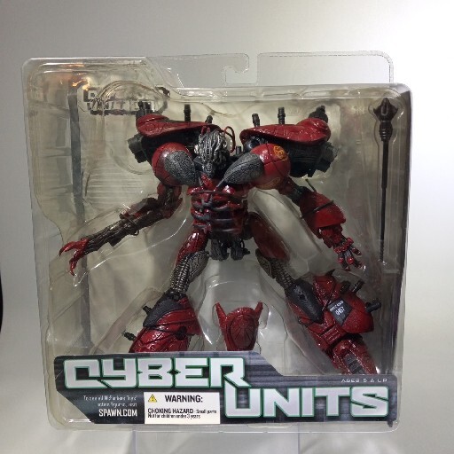 McFarlane Toys Spawn Cyber Units Defender Unit 001 Action Figure RED # ...
