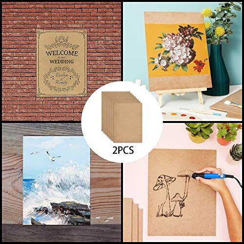 A3 MDF Wood Boards for Crafts 2mm Medium Density Fiberboard Wooden ...