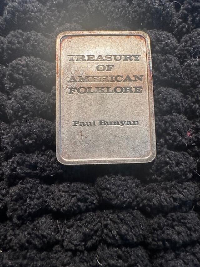 PAUL BUNYAN (1975) Hamilton Mint Silver Art Bar | eBay