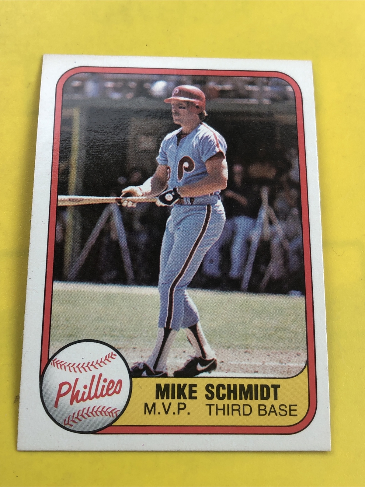 1981 Fleer Mike Schmidt (MVP on Front) #5 HOF EX | eBay