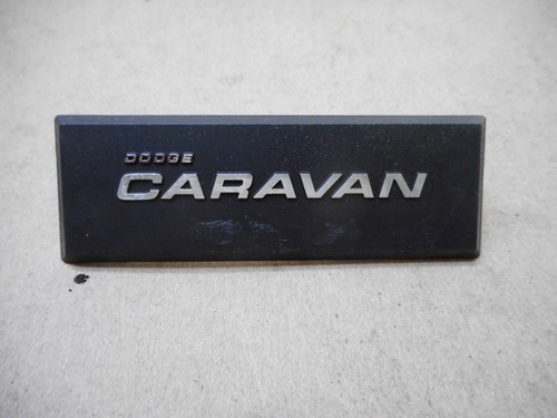NOS MoPar Interior Name Plate - "DODGE CARAVAN" - 1980's - P/N 4311351 ...