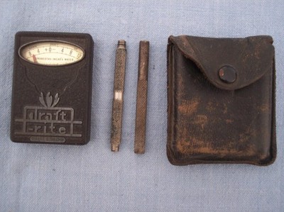 Vintage Bacharach Draft-rite Pocket Gauge HVAC Draft Test With Both ...