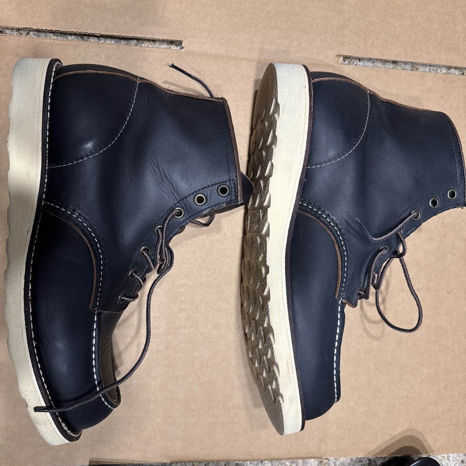 Red Wing Heritage Moc Toe 8849 Black Prairie Leather 10.5 D | eBay