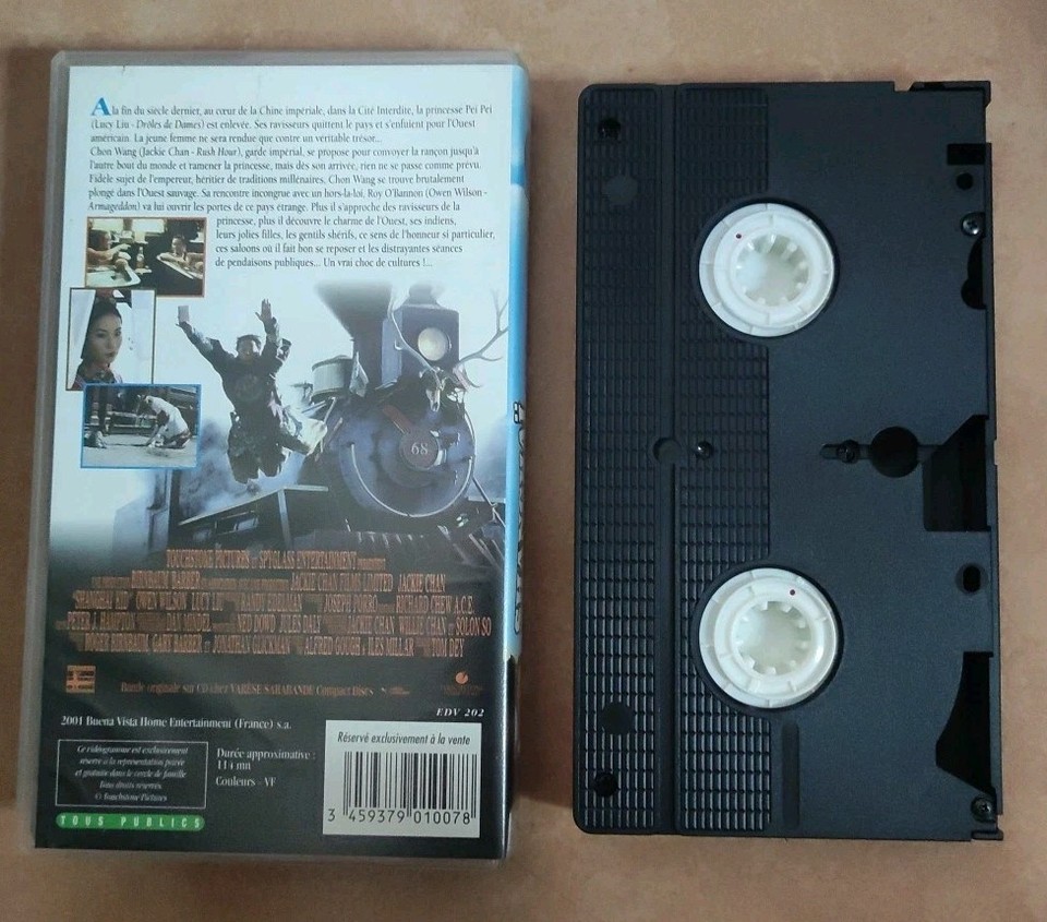 #116 K7 VHS / Cassette Video Shanghai Kid Jackie Chan Owen Wilson | eBay