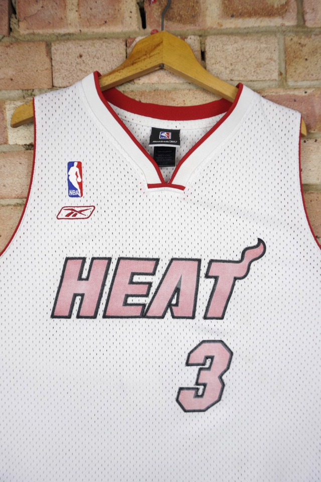Dwyane Wade #3 Vintage 2004 Miami Heat Basketball Jersey Reebok Size ...