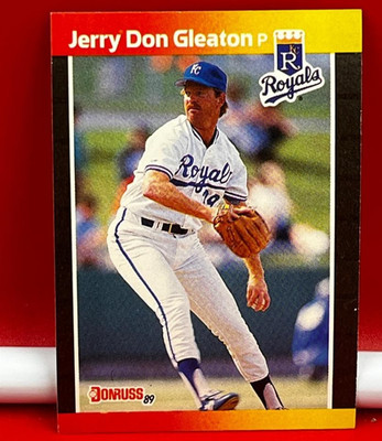 1989 Donruss Collector Baseball Trading Card Royals Jerry Don Gleaton ...