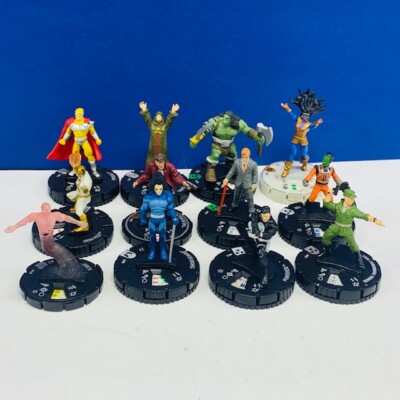 Heroclix miniature mixed 12 figure lot comic game neca Marvel Skaar ...