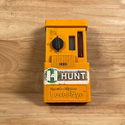 Spectra Physics Level-Eye 1077 Yellow Electronic Laser Level Receiver ...